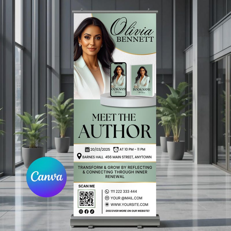 Author Pop up Banner - Etsy