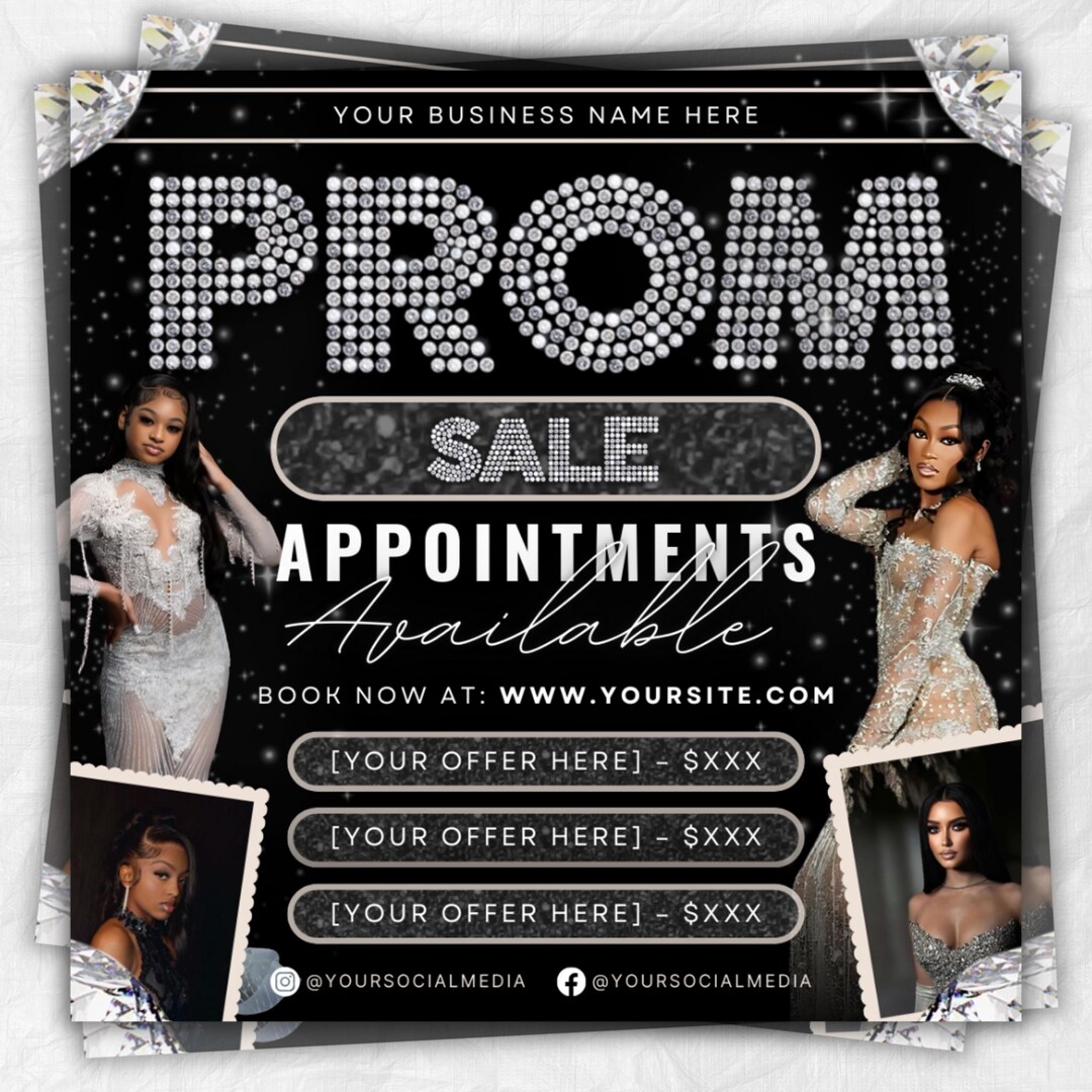 Prom Makeup Specials Flyer, Prom Makeup Artist Flyer, Prom Queen MUA ...