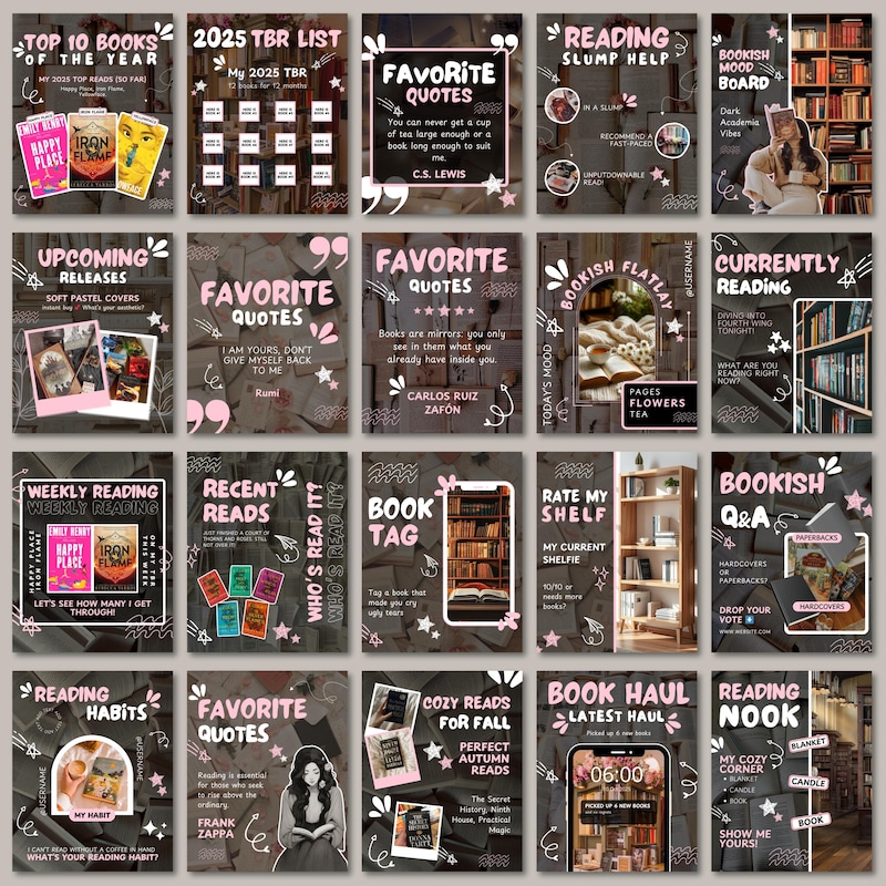 Wrap up Bookstagram - Etsy