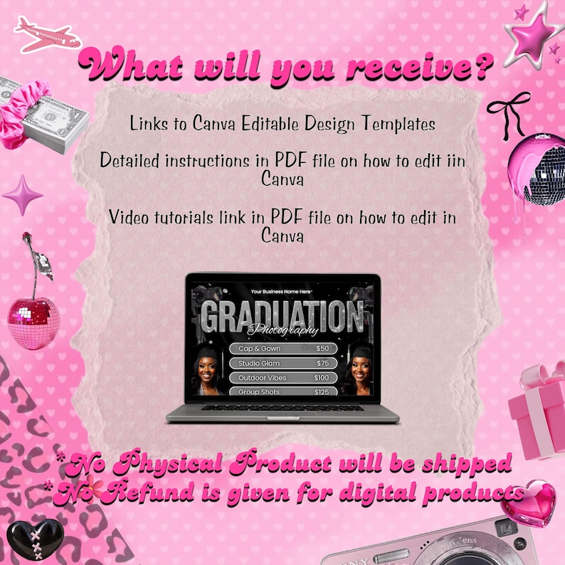 Graduation Photoshoot Flyer, Graduation Photos Flyer, Photographer ...