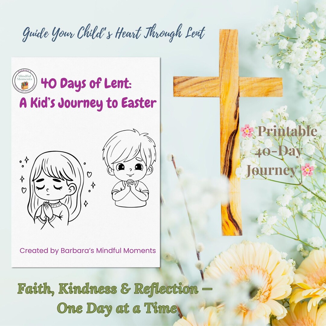 Catholic Lent for Kids - 49 Page Printable Activities & Lenten Calendar ...