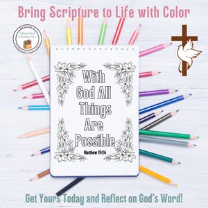 40 Printable Bible Verse Coloring Pages | Christian Coloring Pages for ...