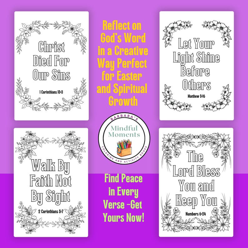 40 Printable Bible Verse Coloring Pages | Christian Coloring Pages for ...