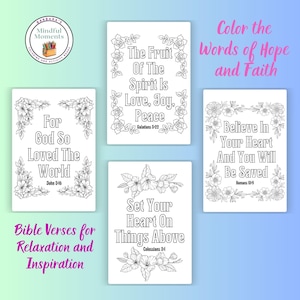 40 Printable Bible Verse Coloring Pages | Christian Coloring Pages for ...