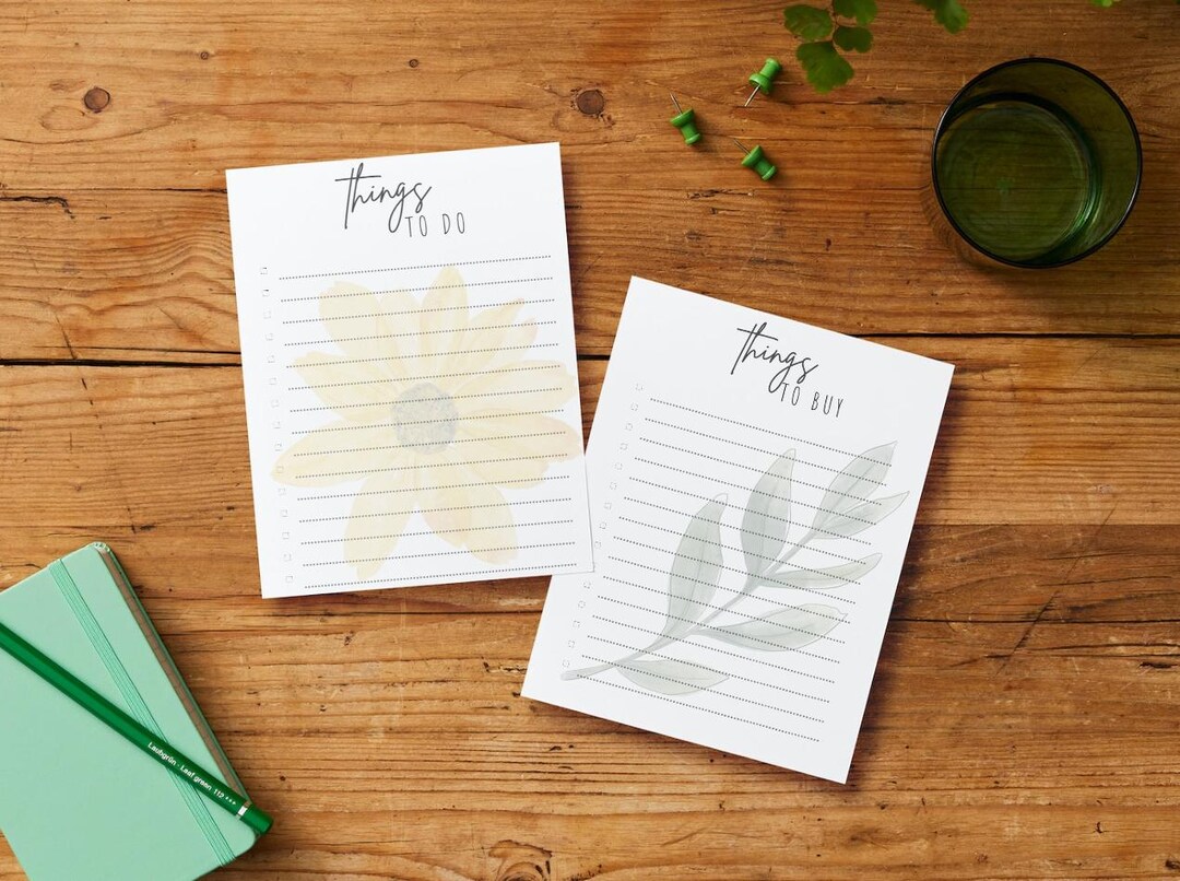 Checklist | Minimalist | Things to Do - Etsy