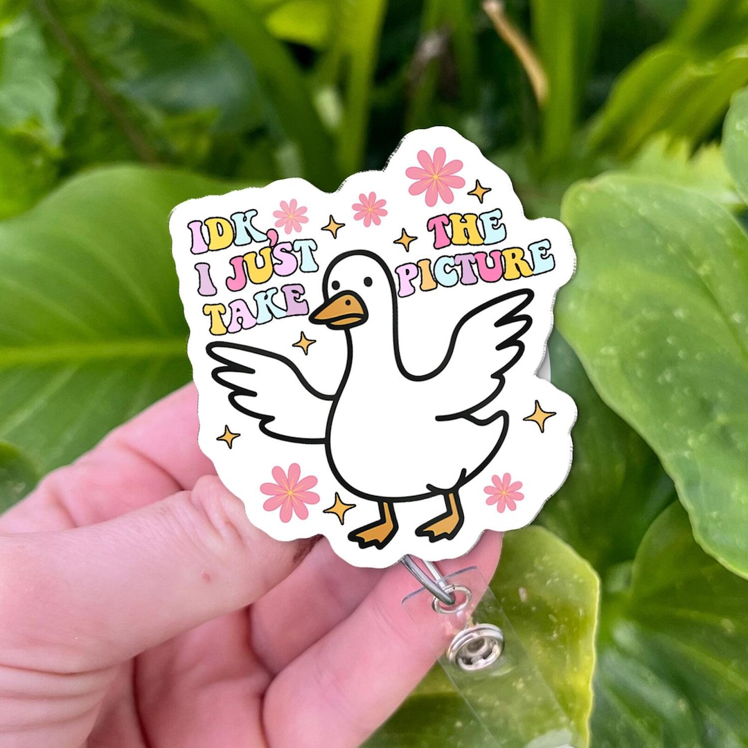Funny X-ray Tech Badge Reel: Goose IDK Radiology Gift - Etsy