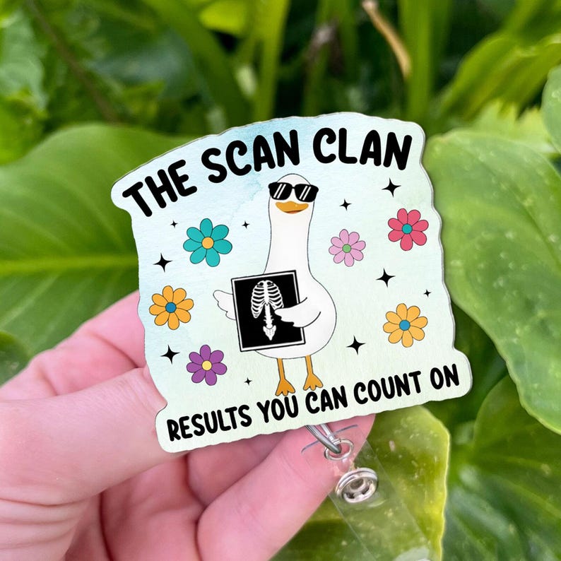 The Scan Clan Badge Reel – Funny Radiology Tech Gift, X-ray Tech Goose ...