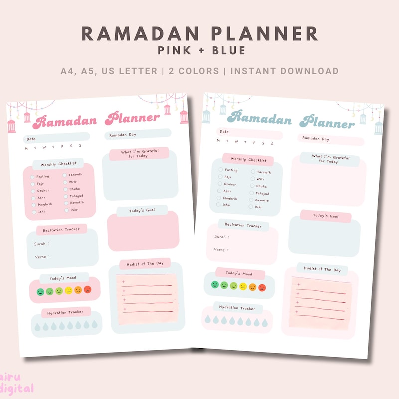 Ramadan Planner - Etsy