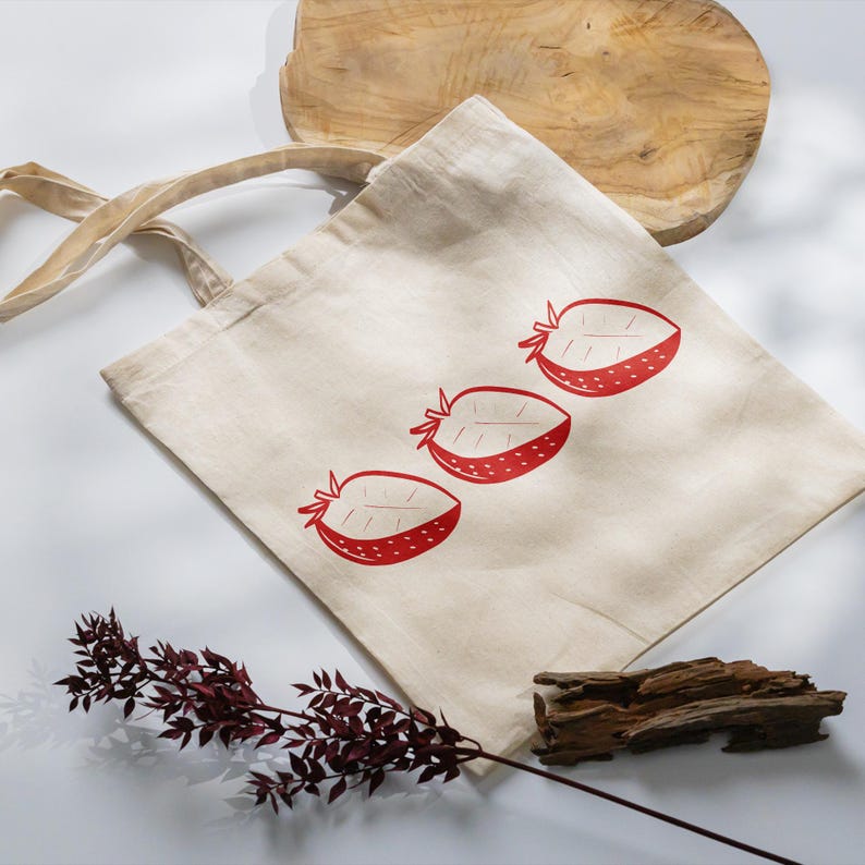 Hand Drawn Whimsical Red Strawberry, PNG SVG Handdrawn Lineart, Icon ...