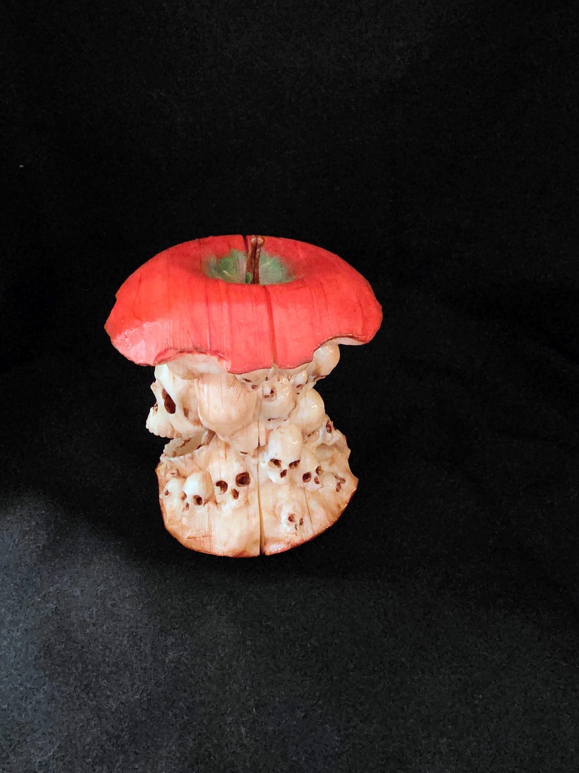 3D Printed Skull Apple - Etsy