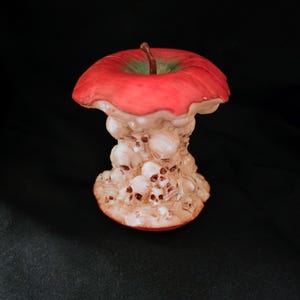 3D Printed Skull Apple - Etsy