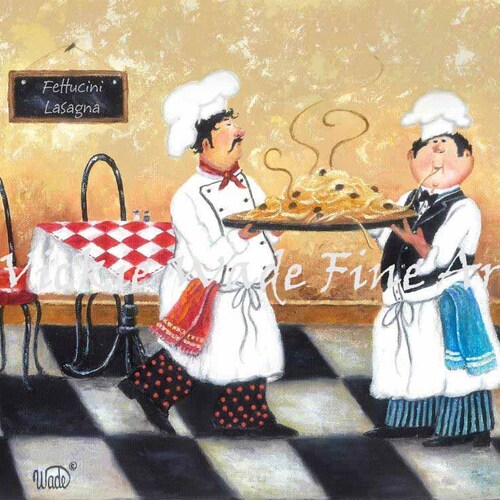 Chicken Chef Art Print Fat Chefs Chef Art Kitchen Wall Art Egg - Etsy