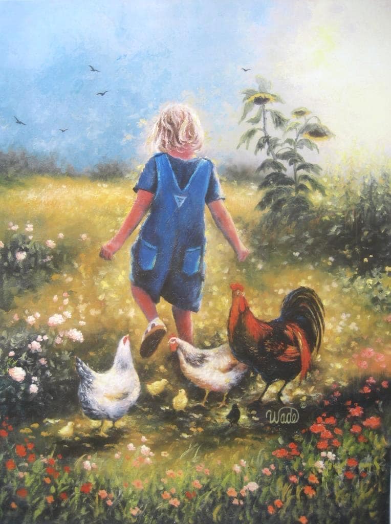 Farm Girl Crafts Girls In The Garden: Vintage Farm Girl Quilt