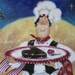 Chocolate Chef Art Print Fat Chefs Pastry Chefs Valentines Art, Chef ...