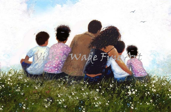 African American Family Art