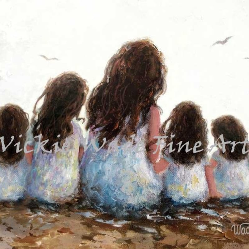Four Daughters and Mother - Etsy