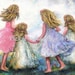 Four Sisters Art Print, Four Blond Girls, Four Daughters, Four Blonde ...