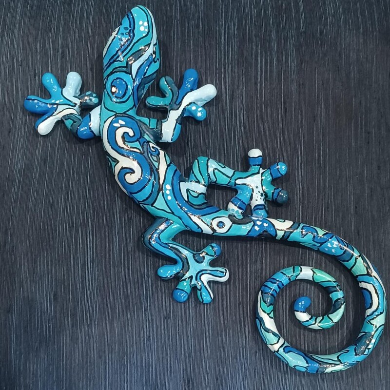 Gecko Wall Art - Etsy Australia
