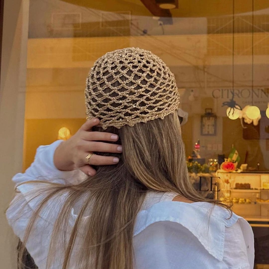 Crochet Mesh Hat - Etsy