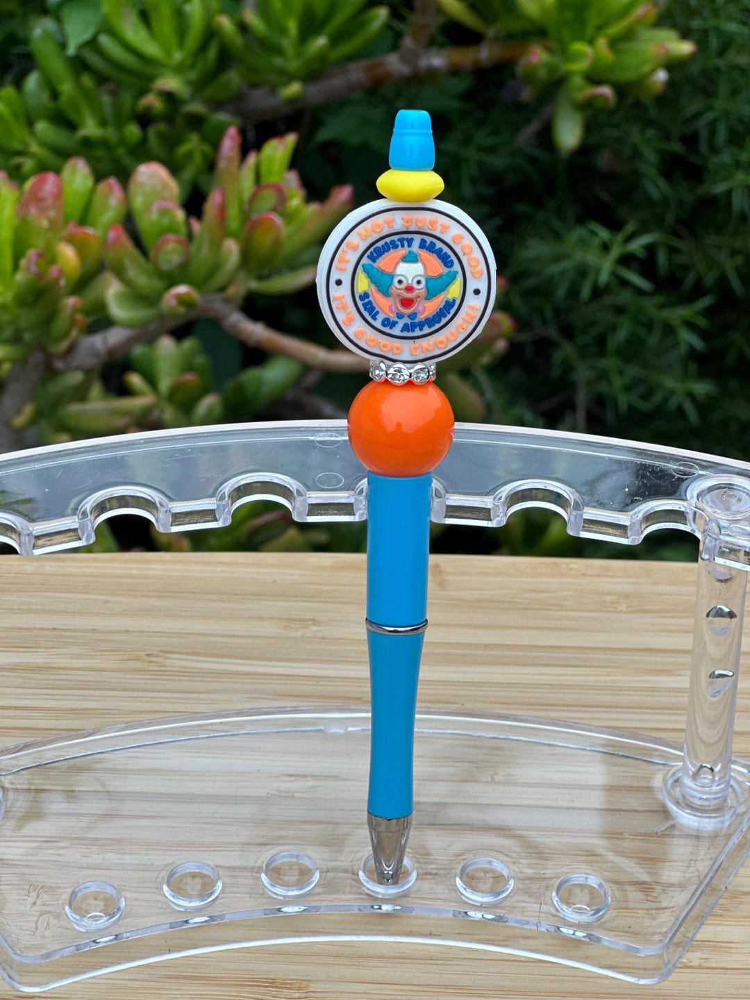 Silly Burger Clown Fun Pens for Kids and the Office | Beaded Pens ...