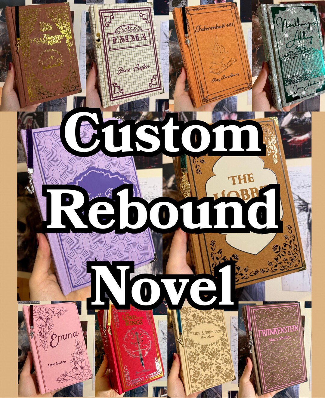 Custom Rebound Books Made to Order - Etsy UK