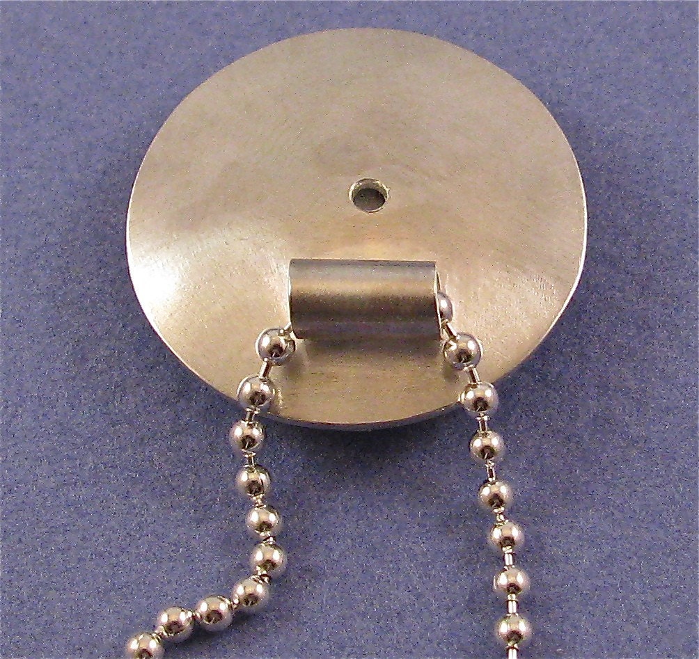 Etched Sterling Silver Red Button Pendant Necklace - Etsy