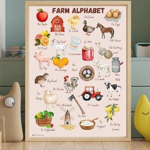 Farm Alphabet Poster | Home Education | Learning | Morning Basket ...