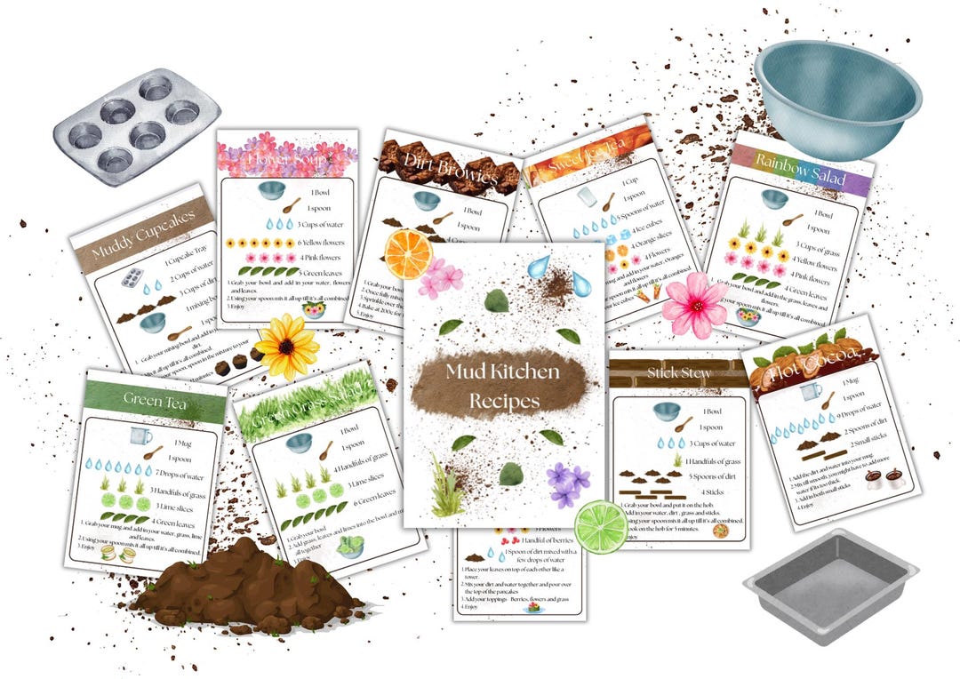 Potion Play Recipe Cards | Potions | Potion Play | Potion Cards | Mud ...