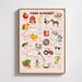 Farm Alphabet Poster | Home Education | Learning | Morning Basket ...