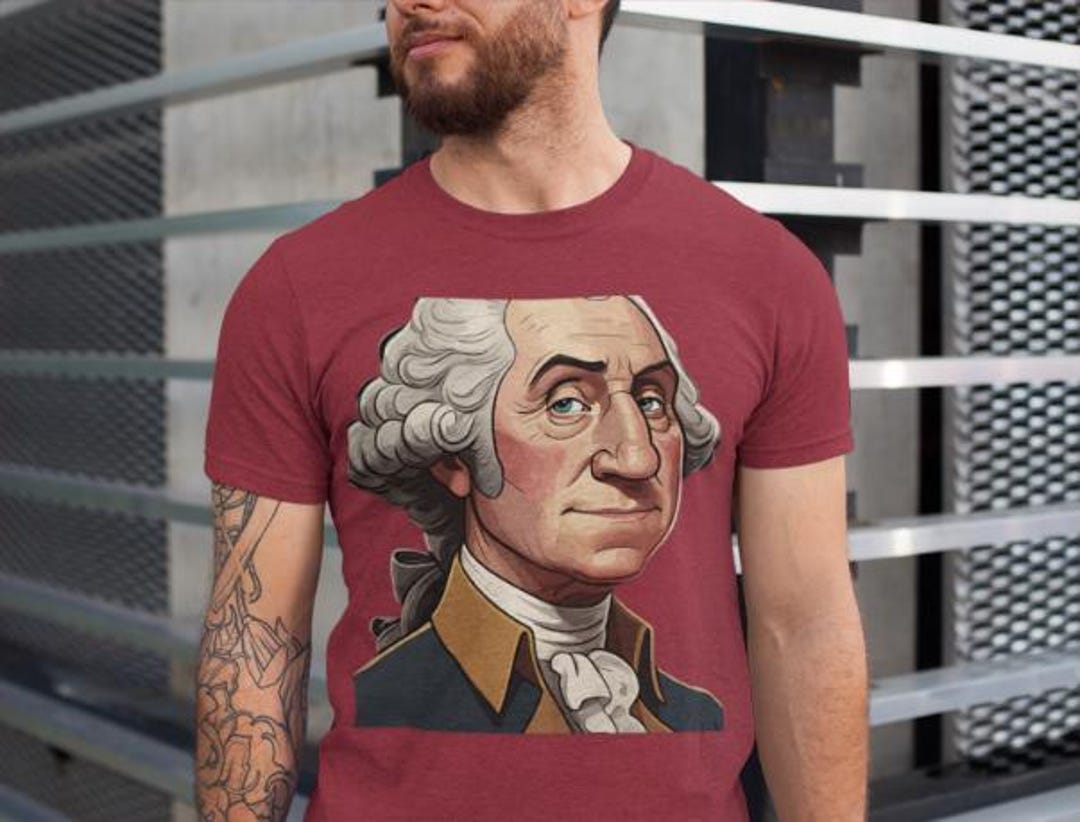 George Washington Tee - Etsy