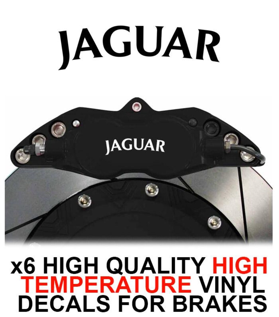 Jaguar Brake Caliper Stickers Car Decals High Temperature Tuning Performance Brakes - Etsy