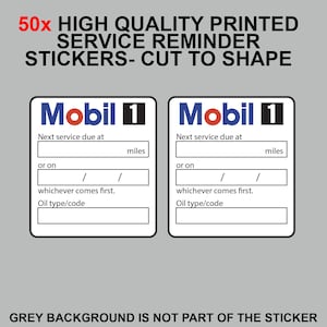 Custom Oil Service Stickers - Etsy