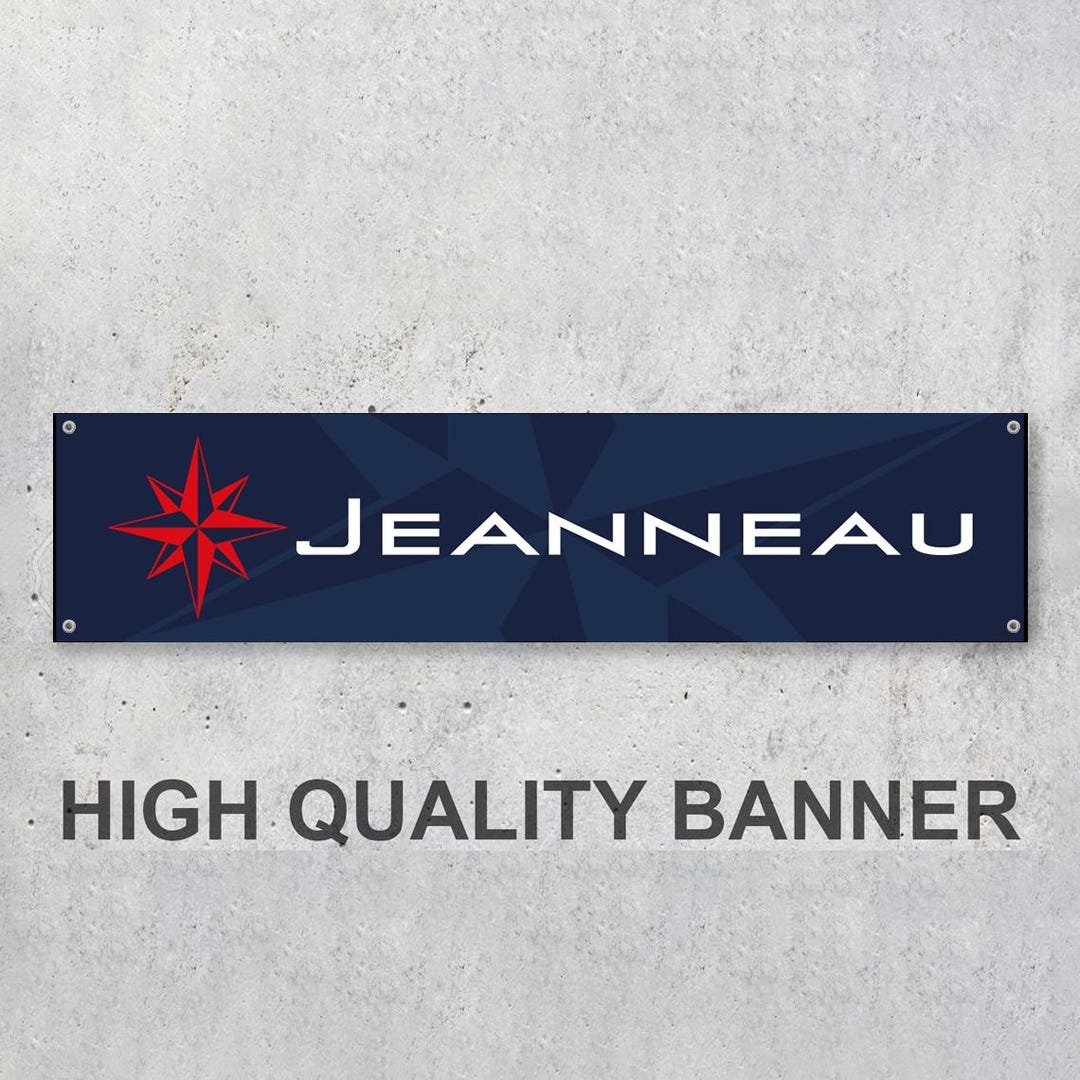 Jeanneau Yachts Vinyl Banner Sign Workspace Decoration Garage Car Bike ...