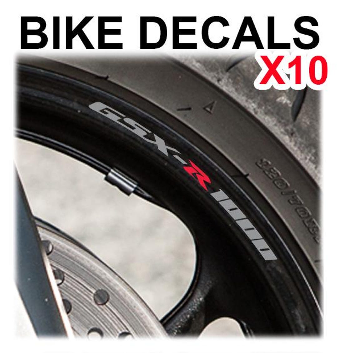Suzuki GSX-R GSXR 11000 Bike Wheel Stickers Motorcycle Motorbike ...