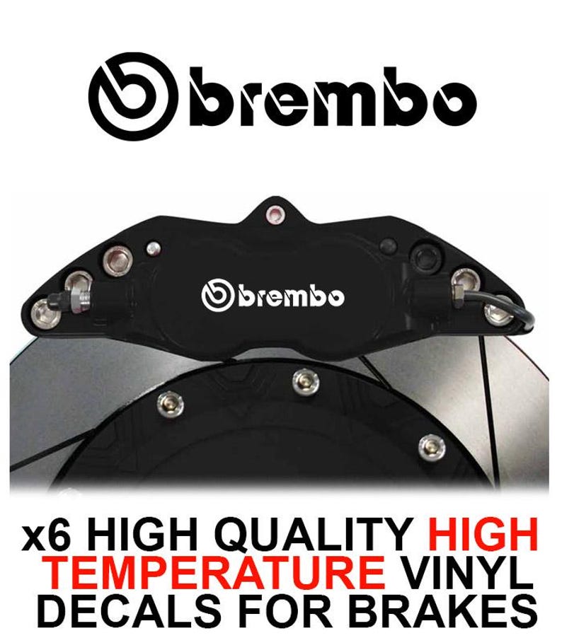 Brembo Brake Caliper Stickers Car Decals High Temperature Tuning ...