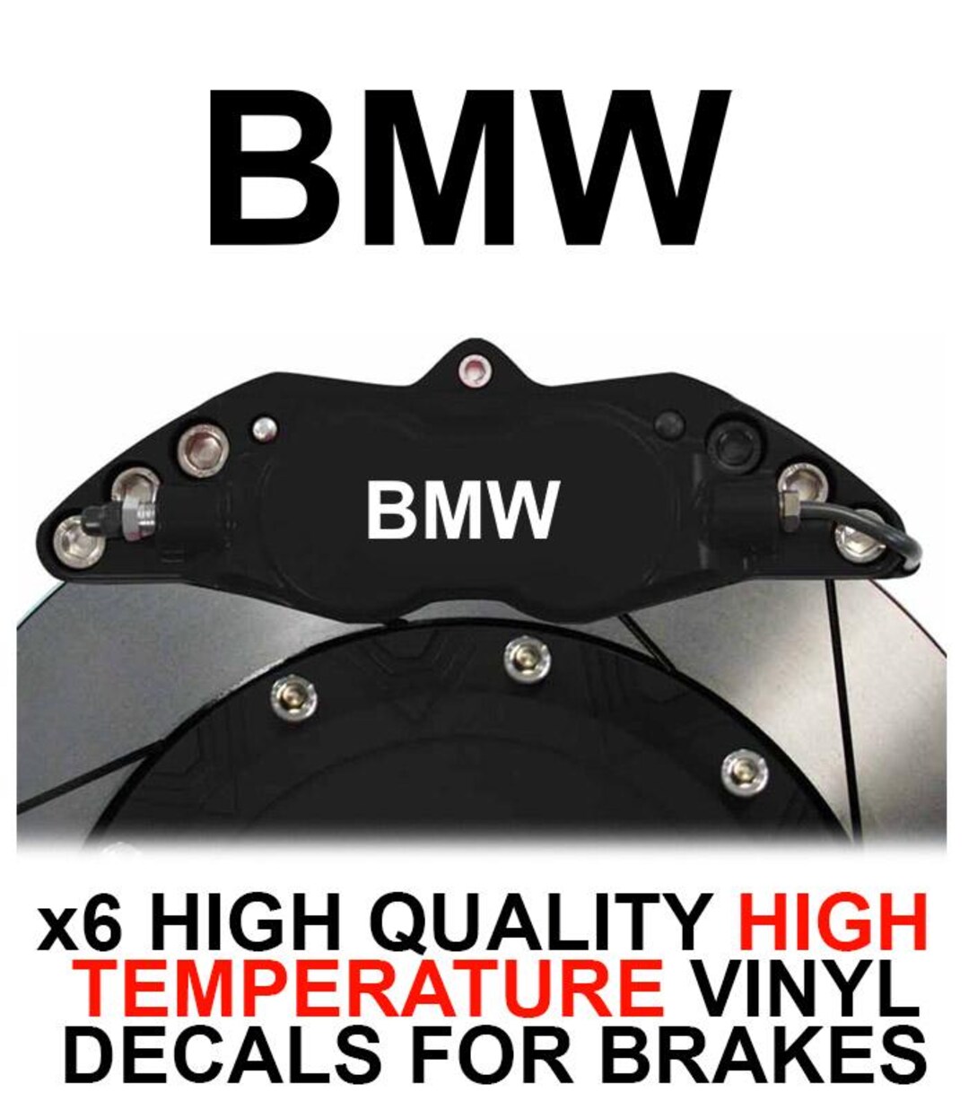 BMW Brake Caliper Stickers Car Decals High Temperature Tuning ...
