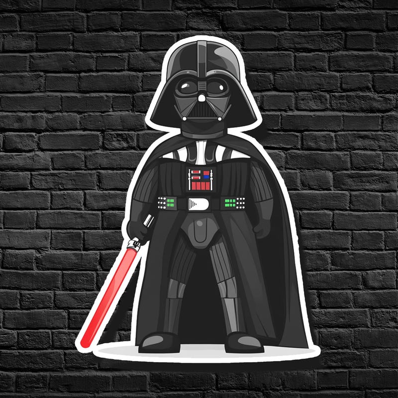 Darth Vader Decal - Etsy