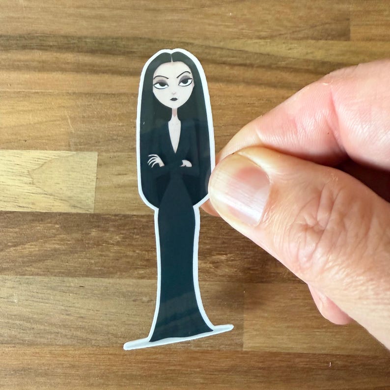 Morticia Addams Sticker: the Addams Family, Goth Pop Culture - Etsy Canada