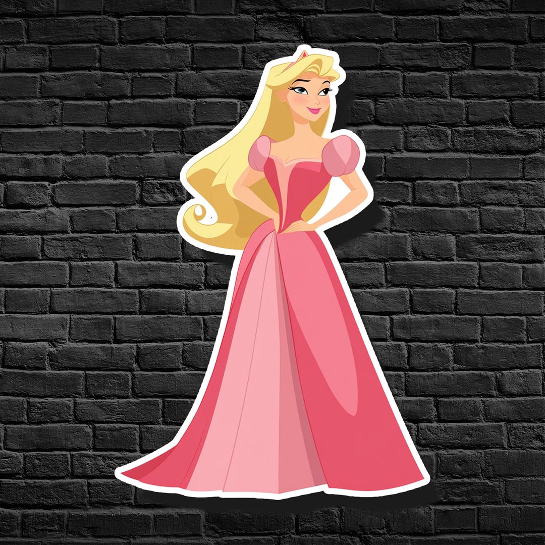 Princess Aurora Sticker: Sleeping Beauty, Disney Fan Art - Etsy