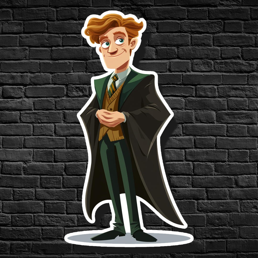 Gilderoy Lockheart Sticker - Harry Potter Fan Art - Etsy