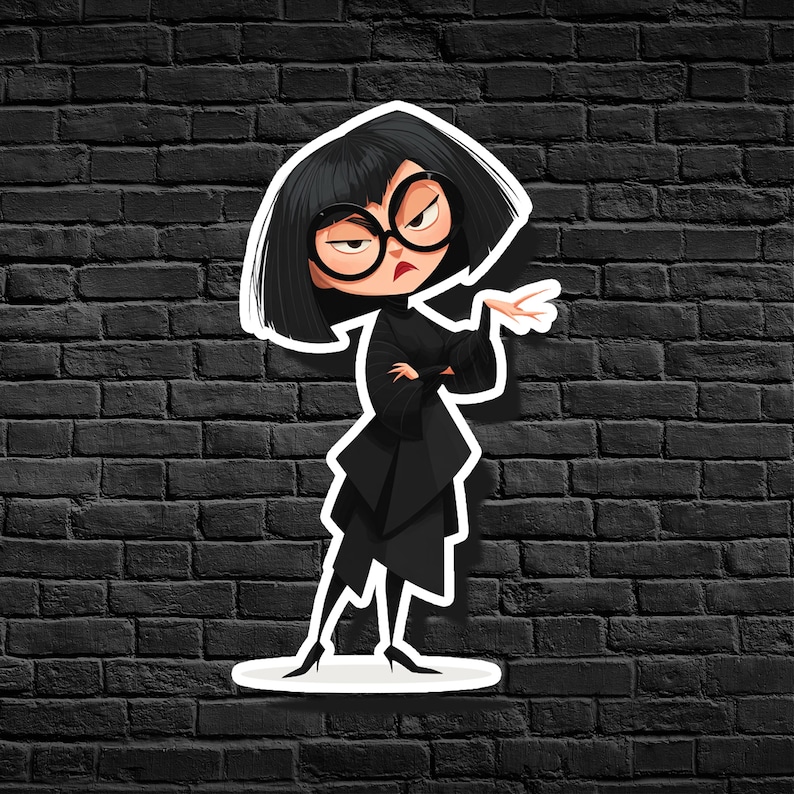 Edna Mode | the Incredibles | Pixar | Pixar Sticker | the Incredibles ...