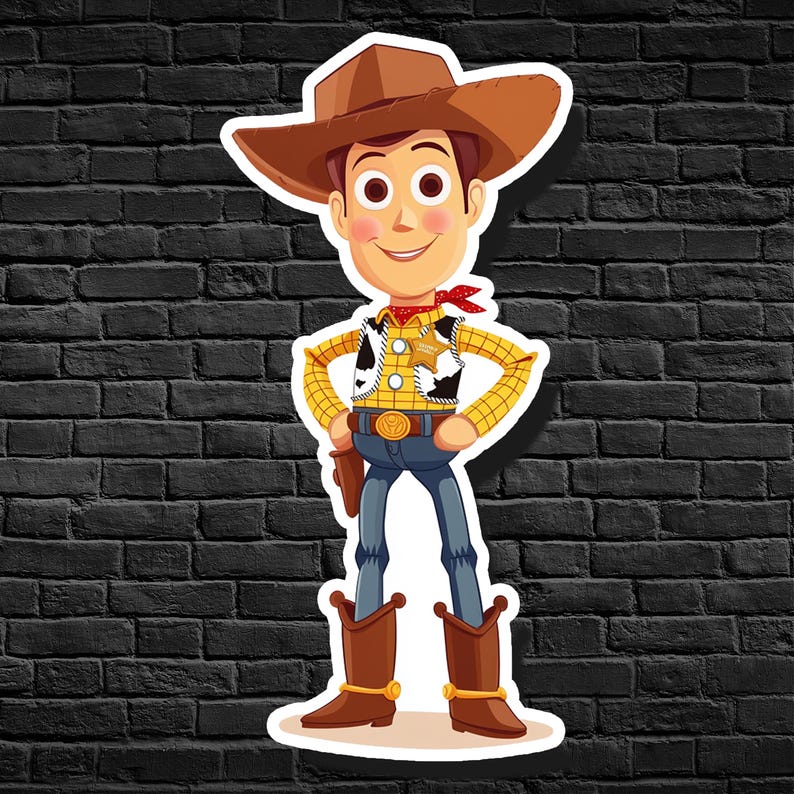 Woody | Pixar | Woody Sticker | Pixar Sticker | Cowboy | Cowboy Sticker ...