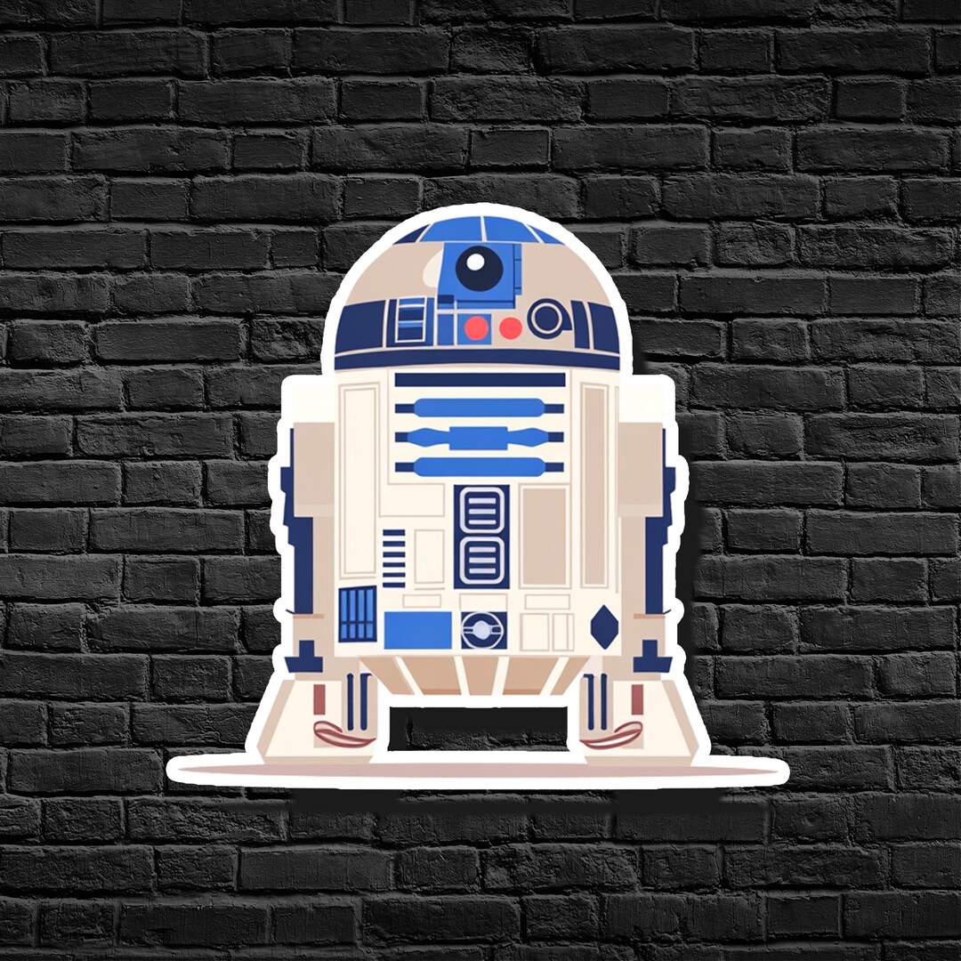 R2D2 Star Wars Sticker: Waterproof Vinyl Decal - Etsy