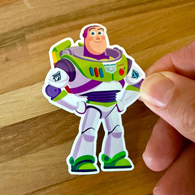 Buzz Lightyear Sticker: Pixar Toy Story Space Ranger - Etsy