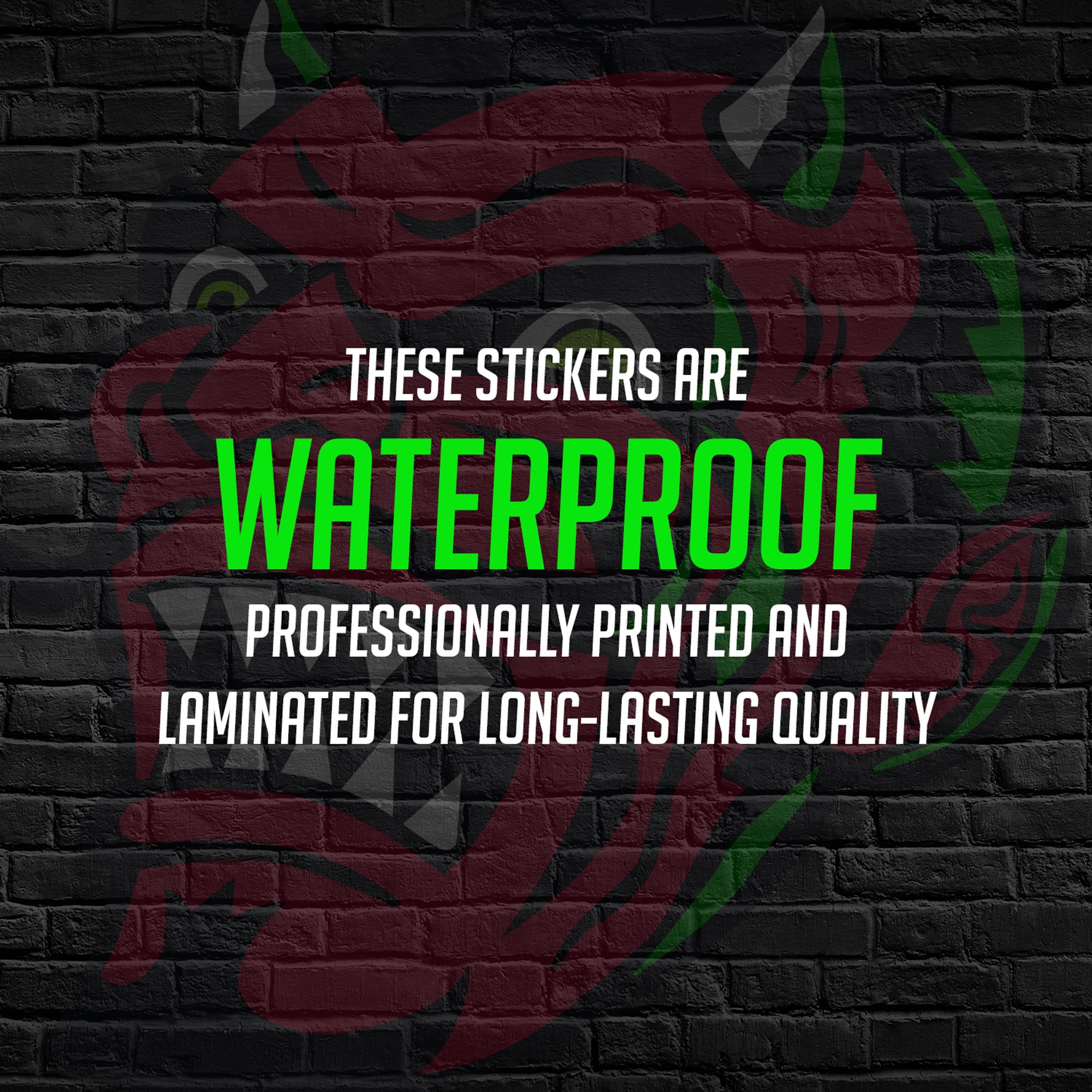 Cowabunga Sticker, Retro Saying, Funny Quote, Slang & Sass, Waterproof ...