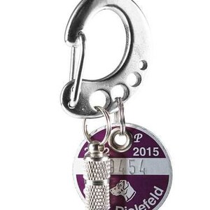 Dog ID Tag Holder Easy Change Design Snap Hook - Etsy