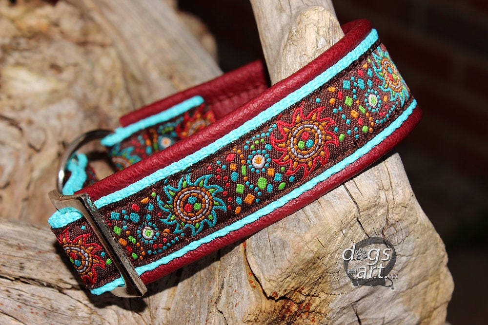 Martingale Leather Dog Collar Limited Slip Design Your Own | Etsy