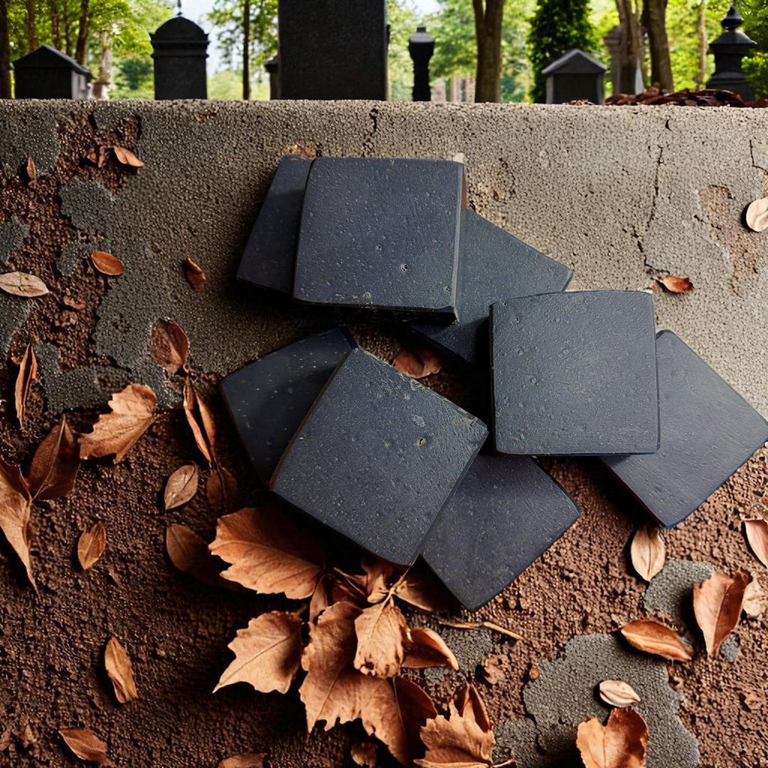 Cursed Headstone Soap: With Tallow and Activated Charcoal - Etsy