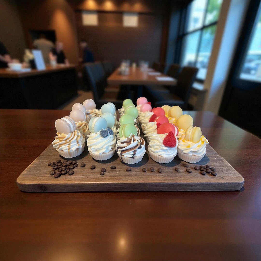 Cupcake Wax Melts:topped With Macarons-look and Smell Like Real ...