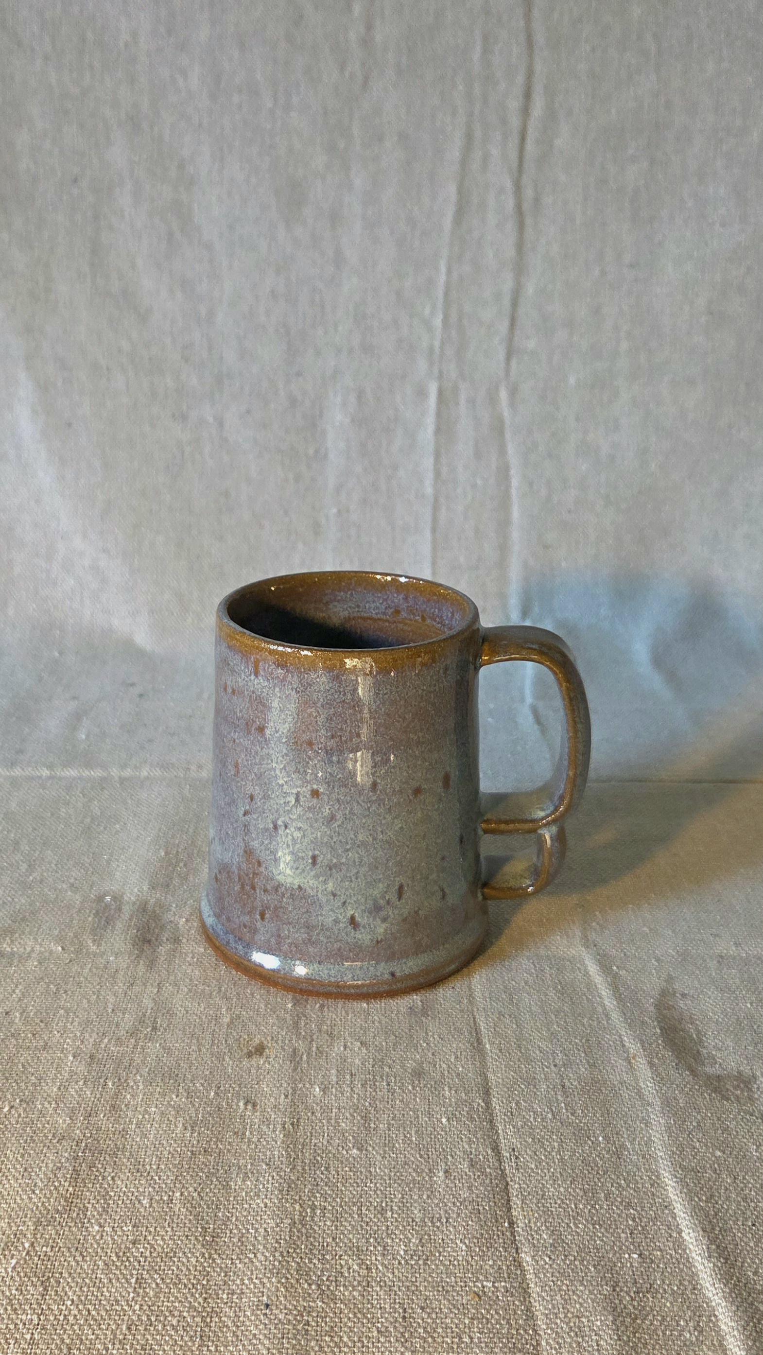 Square Funky Mug Handle | Coffee Mug | Handmade Ceramic Mug | Unique ...